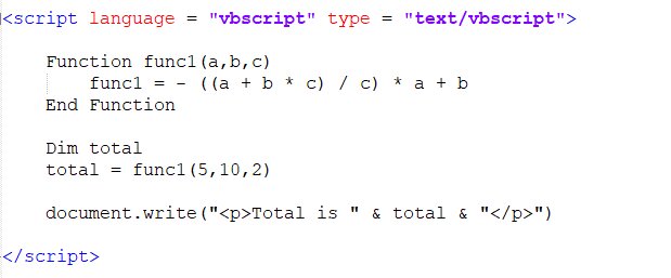 Expressions & Assignment – Visual Basic Script